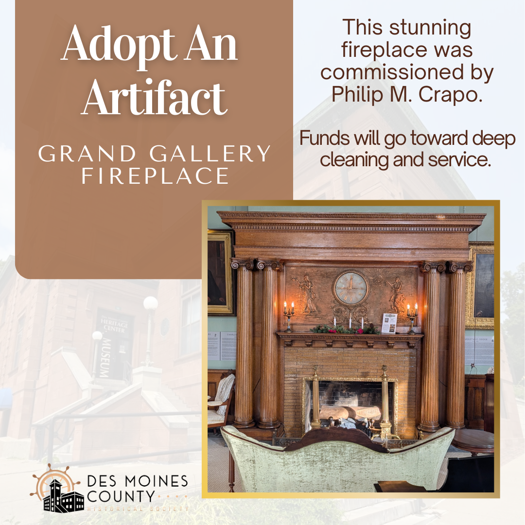 Adopt an Artifact Program PreserveS Des Moines County History – Des ...